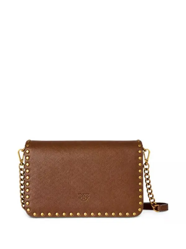 Pinko Love Birds Studded Crossbody Bag