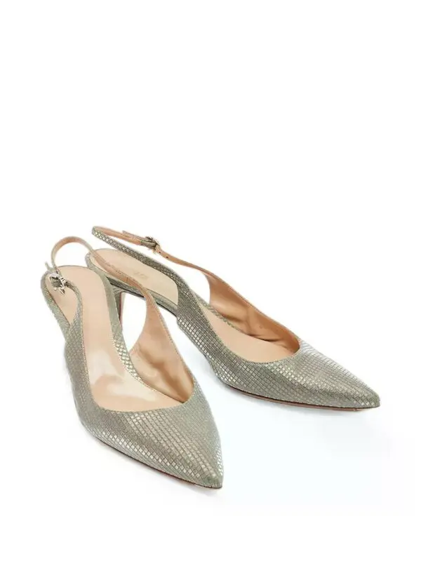 GIANVITO ROSSI Pointed Slingback Pumps