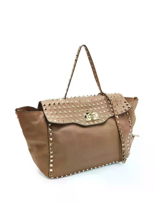 Valentino Garavani Rockstud Leather Tote Bag