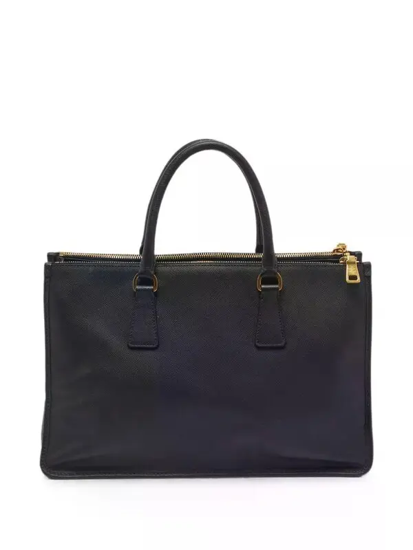 Prada Logo-plaque Double-zip Handbag