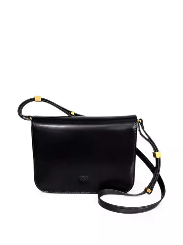 Pinko Love Birds Leather Crossbody Bag