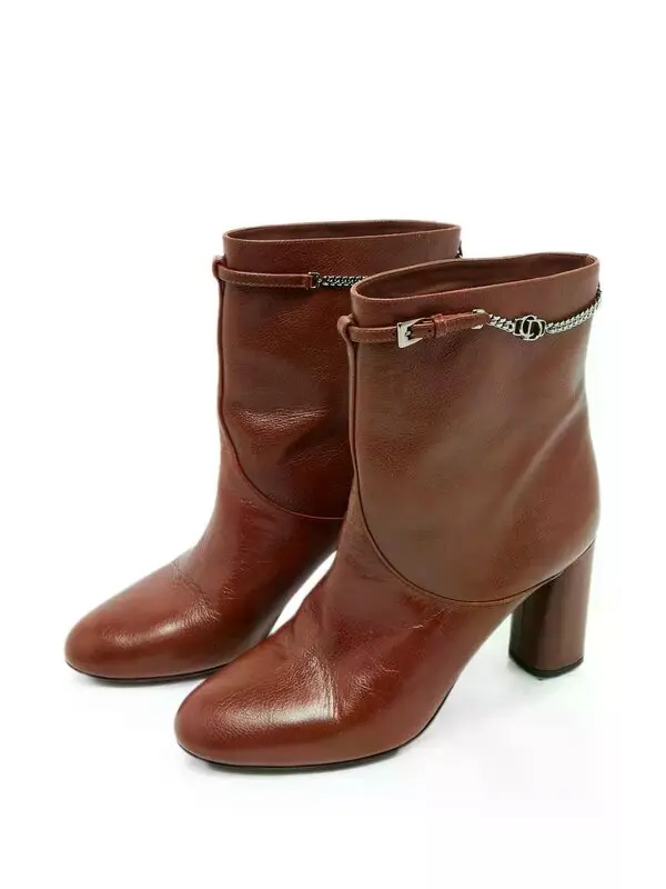 Dior Chic Chain-link Ankle Boots
