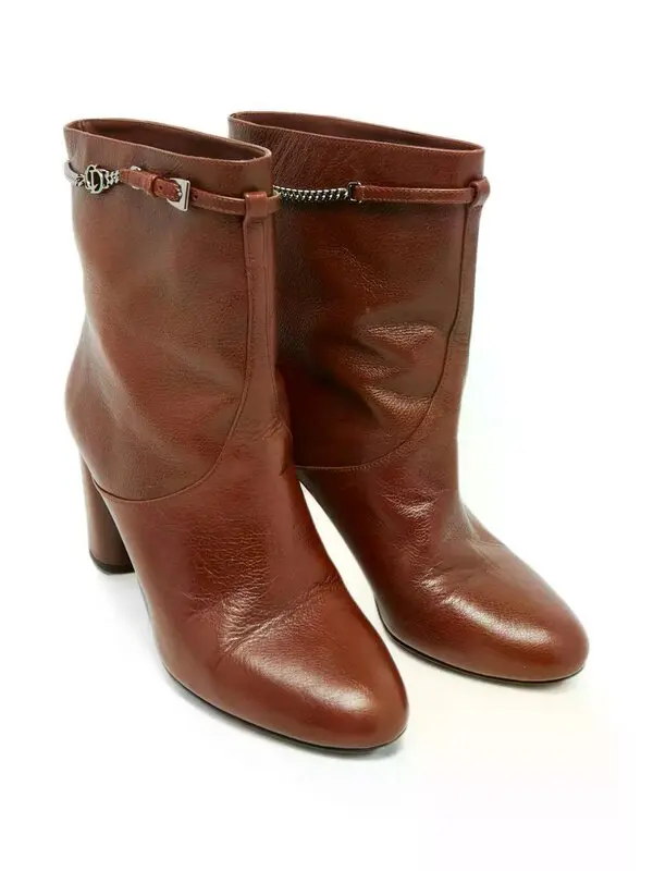 Dior Chic Chain-link Ankle Boots