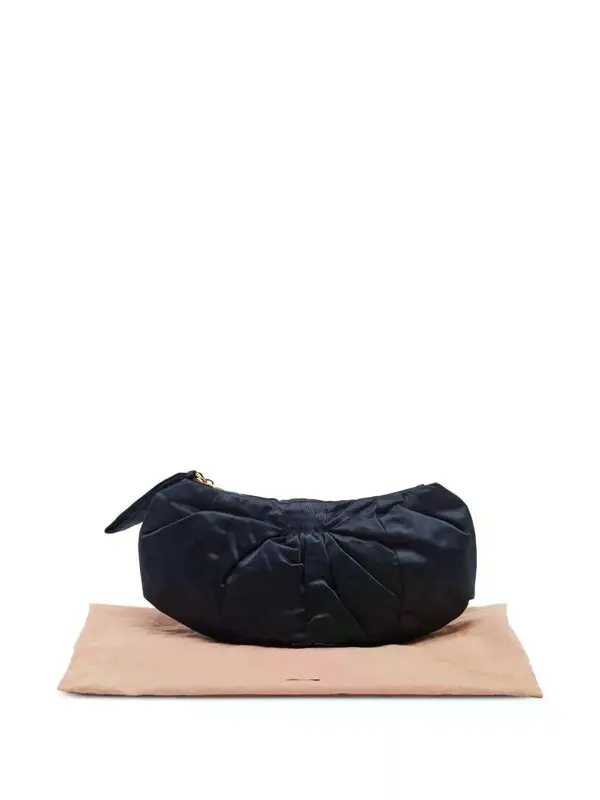 Miu Miu Pleated Zip-fastening Clutch Bag