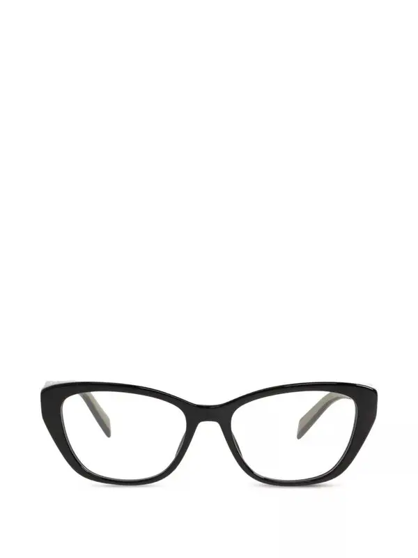 Prada Cat Eye Frame Eyeglasses - Black