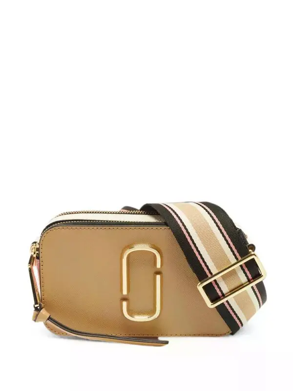 Marc Jacobs Snapshot Leather Crossbody Bag - Neutrals