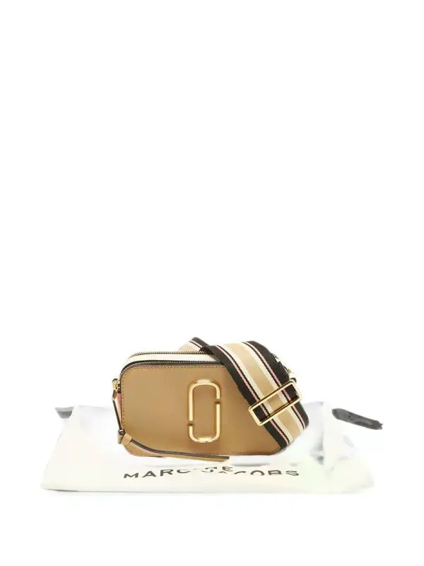 Marc Jacobs Snapshot Leather Crossbody Bag - Neutrals