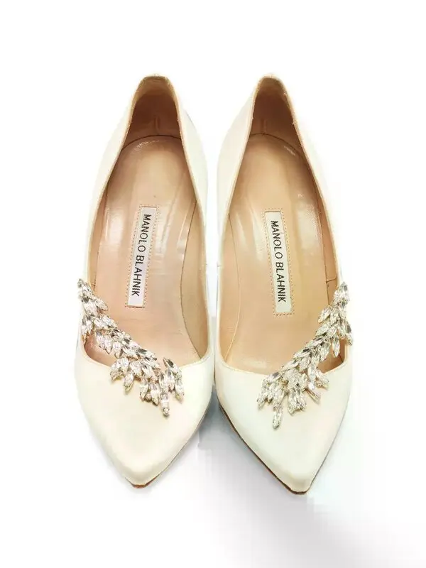 Manolo Blahnik Nadira Crystal-embellished Pumps
