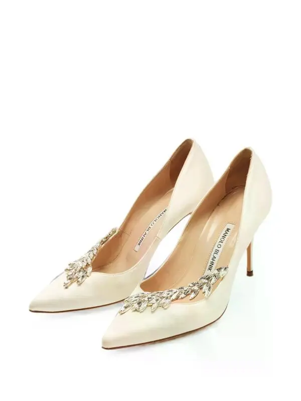 Manolo Blahnik Nadira Crystal-embellished Pumps