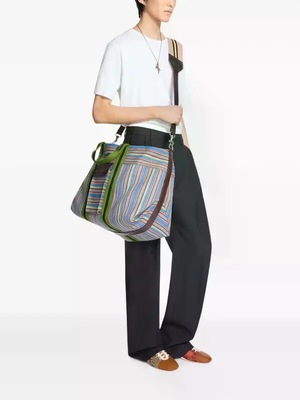 Dries Van Noten Large Canvas Tote Bag