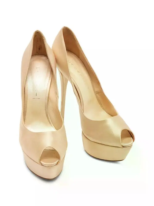 Casadei Peep-toe Platform Stiletto Heel Pumps