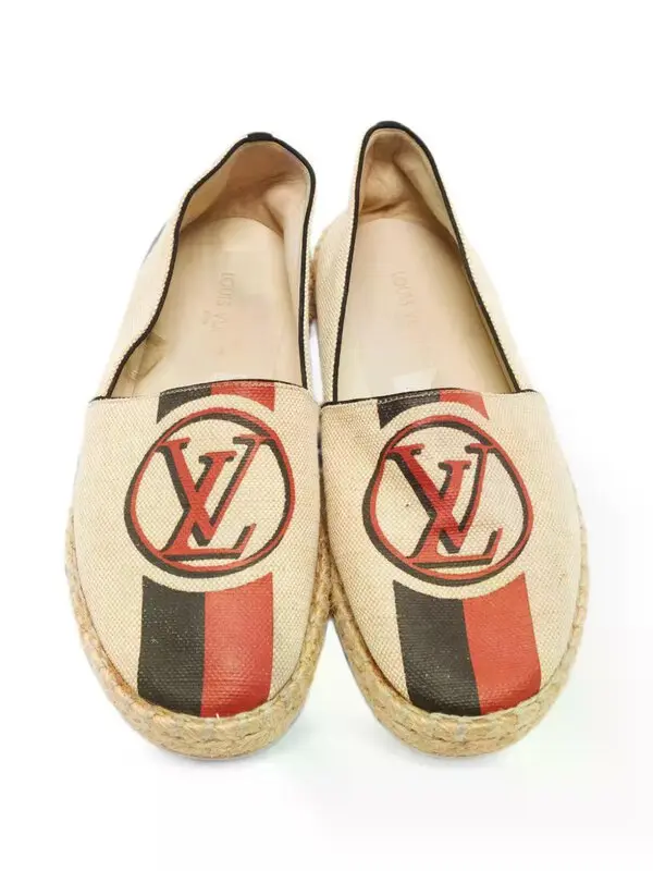 LOUIS VUITTON Logo-print Espadrilles