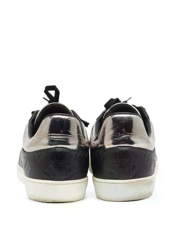 LOUIS VUITTON Monogram Pattern Leather Sneakers
