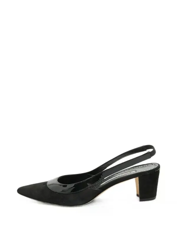 Manolo Blahnik Pointed-toe Slingback Mules