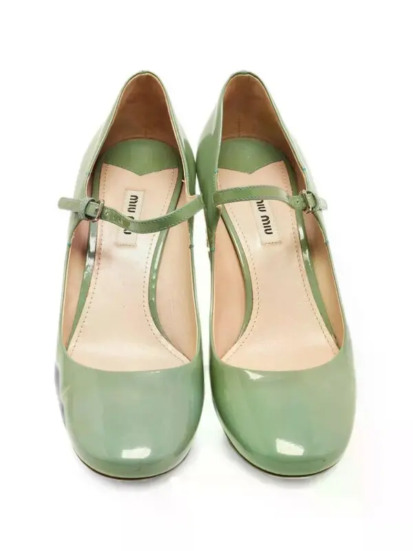 Miu Miu Mary Jane Crystal-embellished Pumps