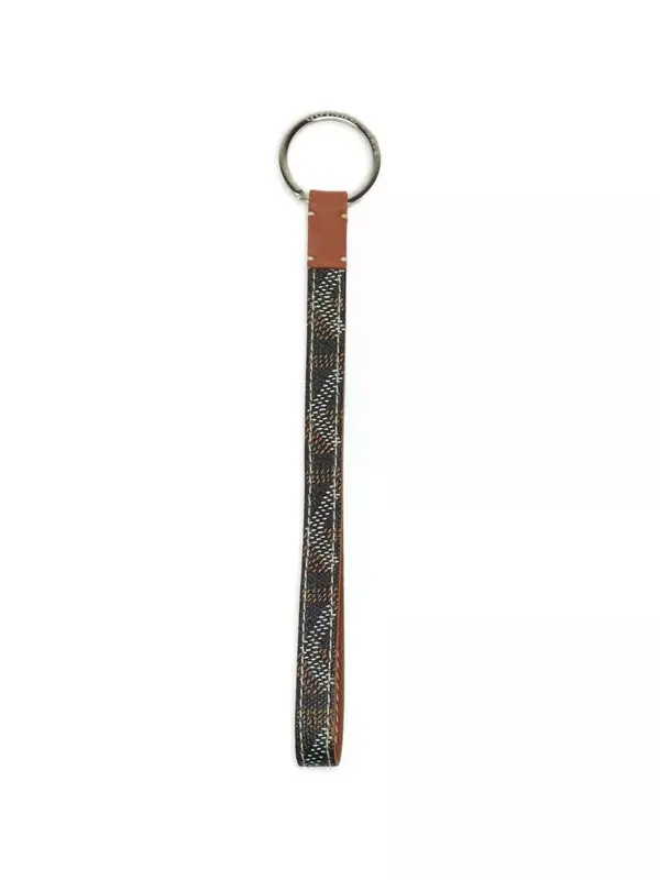 Goyard Goyardine Canvas Key Ring - Brown