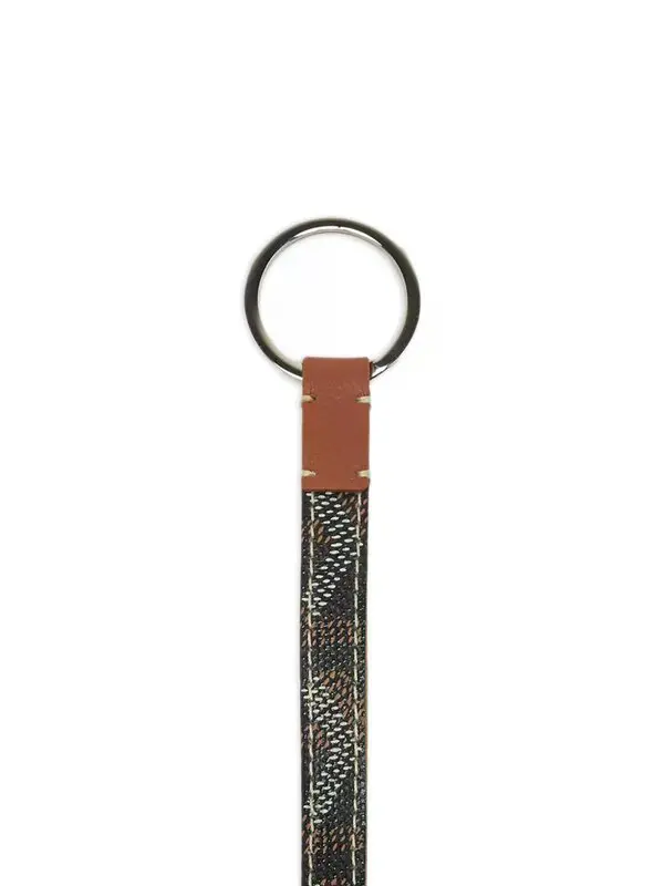 Goyard Goyardine Canvas Key Ring - Brown