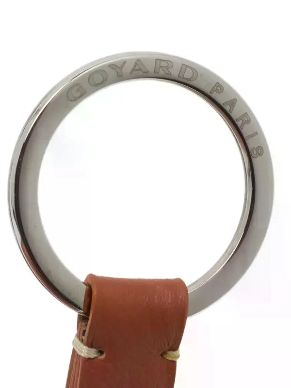Goyard Goyardine Canvas Key Ring - Brown