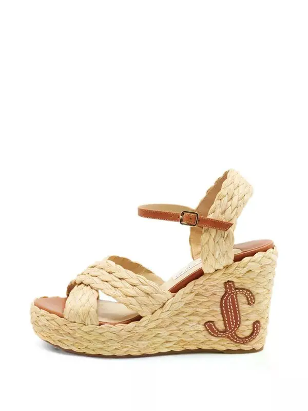 JIMMY CHOO Dellena Wedge-heel Sandals