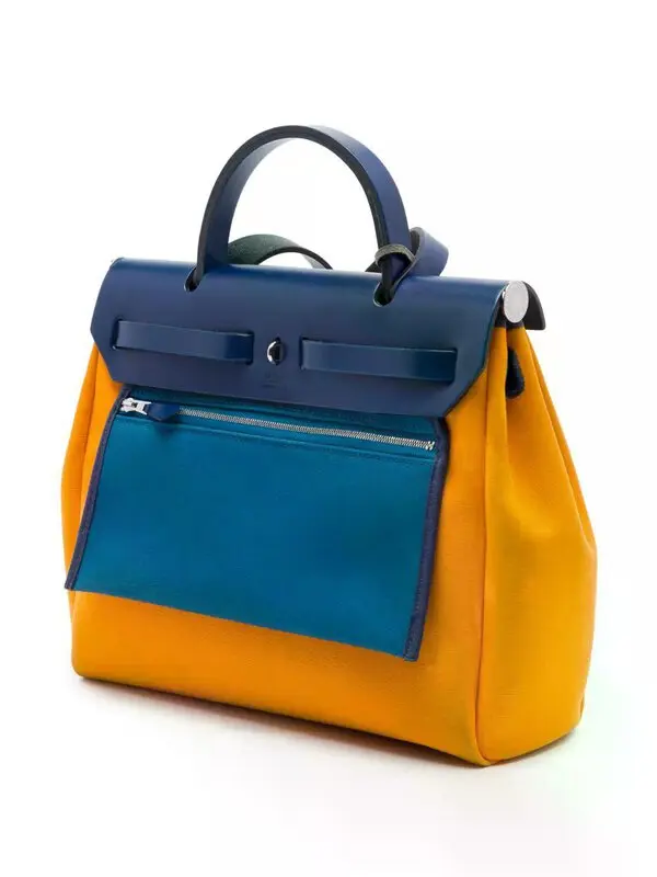Hermès 2022 Herbag Zip Retourne Verso 31 Satchel - Orange