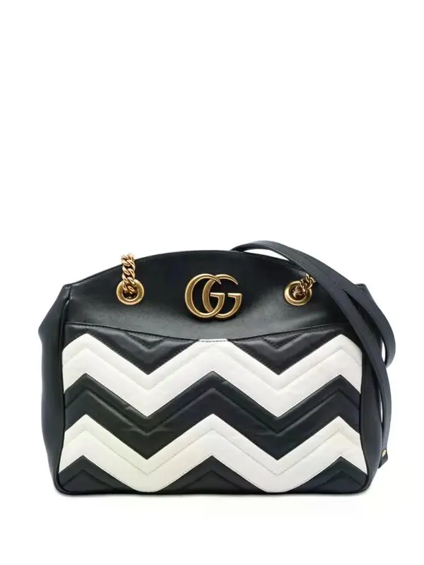 Gucci 2016-2026 Medium Gg Marmont Matelasse Leather Chain Shoulder Bag