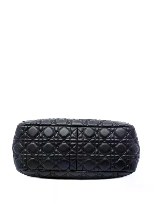 Dior 2011 Lambskin Cannage New Lock Shoulder Bag