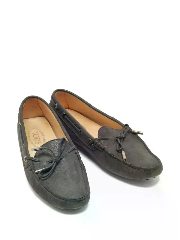 TOD'S Gommino Nubuck Loafers - Blue