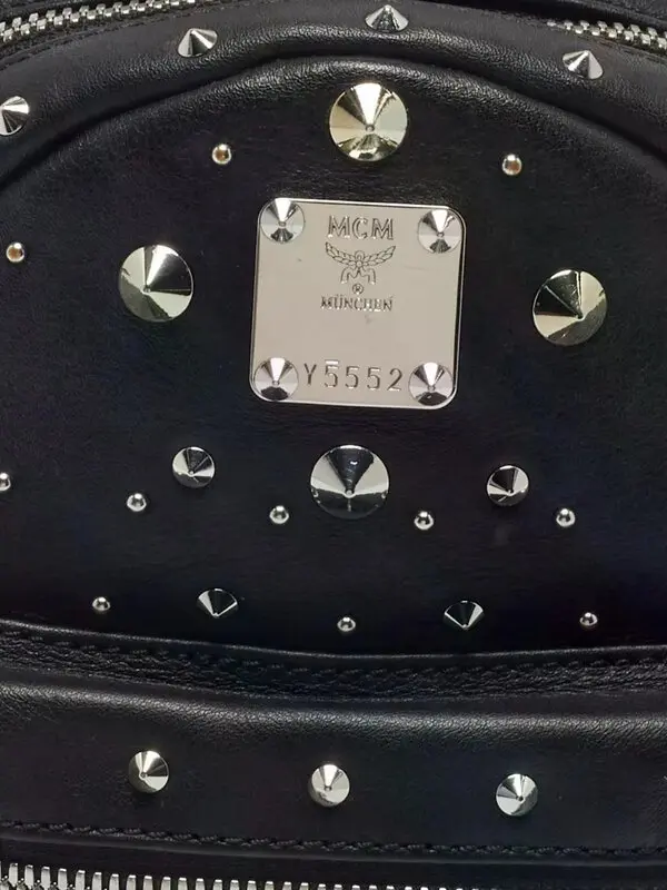 Mcm Mini Stark Bebe Boo Studded Backpack