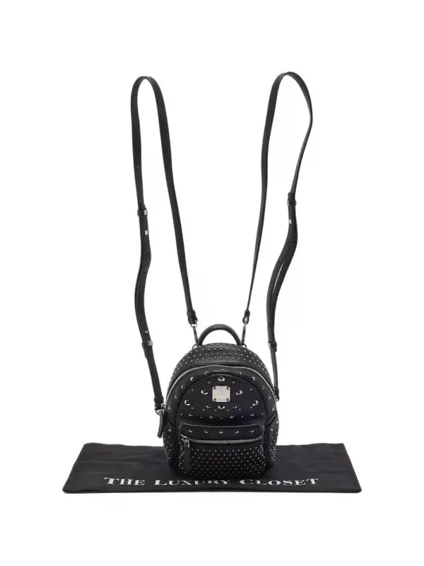 Mcm Mini Stark Bebe Boo Studded Backpack
