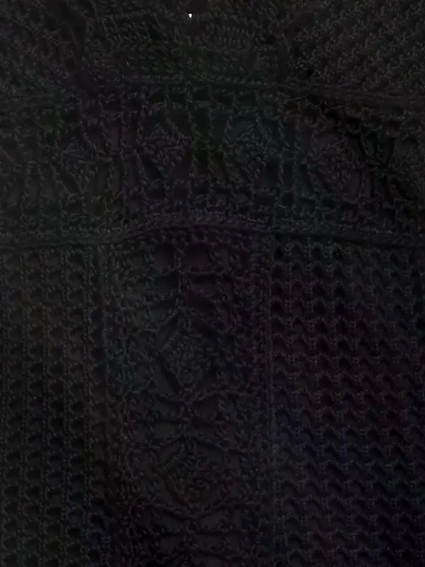 Dior Crochet V-neck Midi Dress