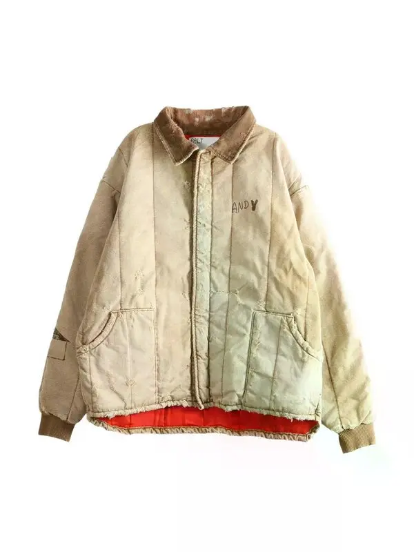 PALY Distressed-effect Quilted Jacket