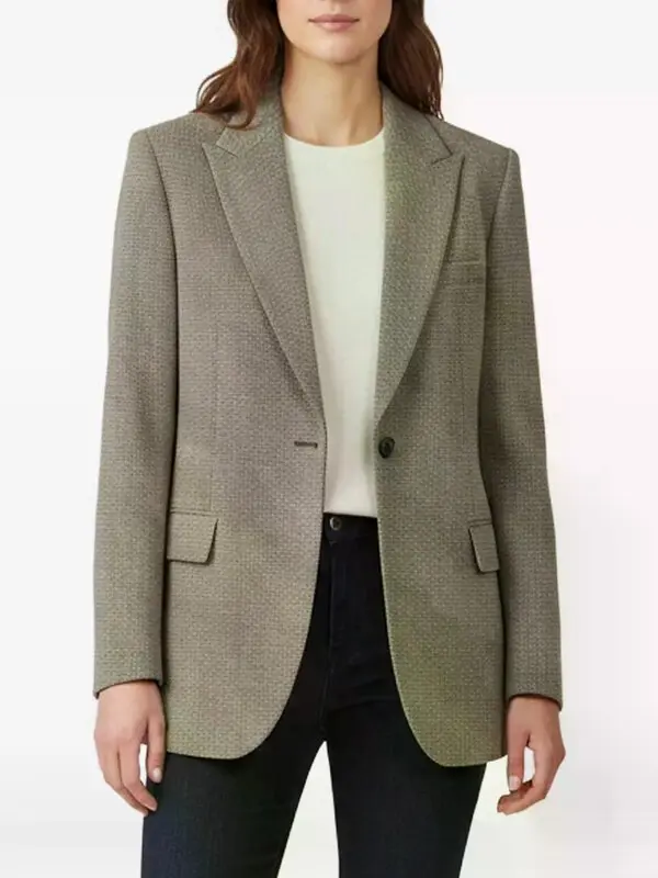 Magda Butrym Textured Single-breasted Blazer