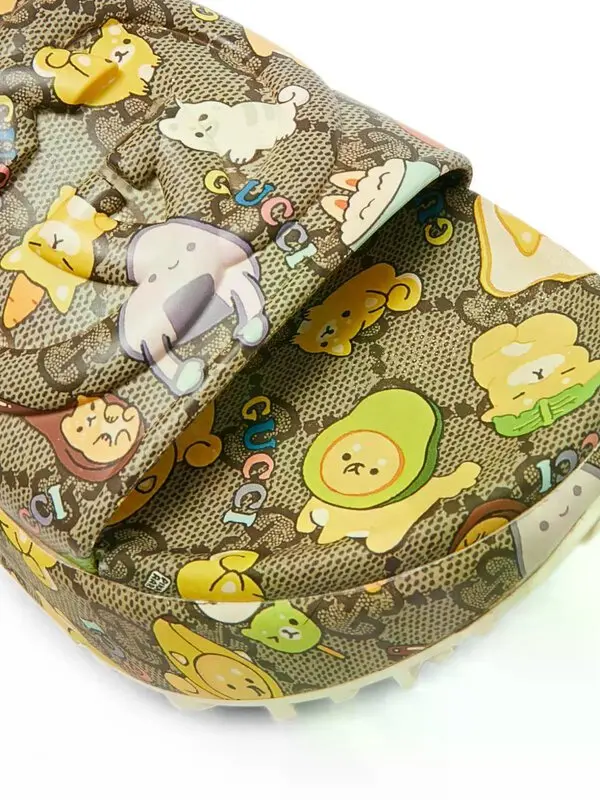 Gucci Pikarar Gg Supreme Sandals