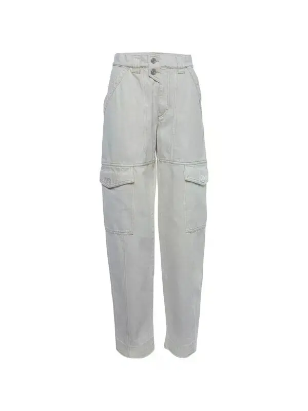 MARANT ETOILE Vayoneo Straight-leg Jeans - Neutrals