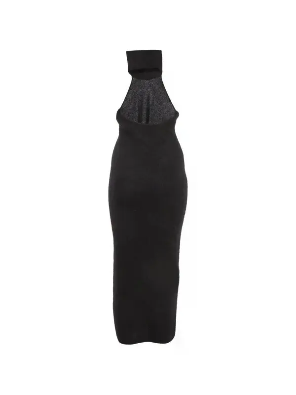 Magda Butrym Halterneck Knitted Maxi Dress