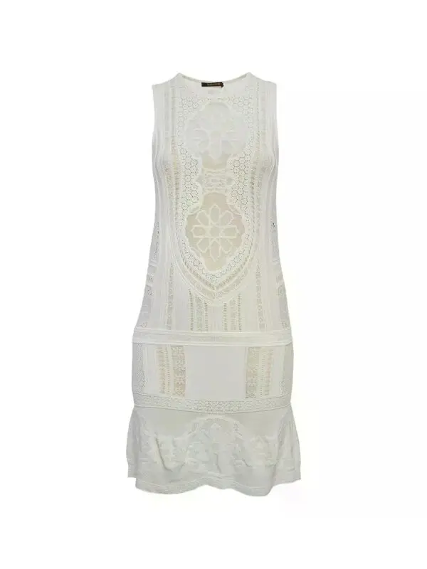 Roberto Cavalli Lace Detail Mini Dress