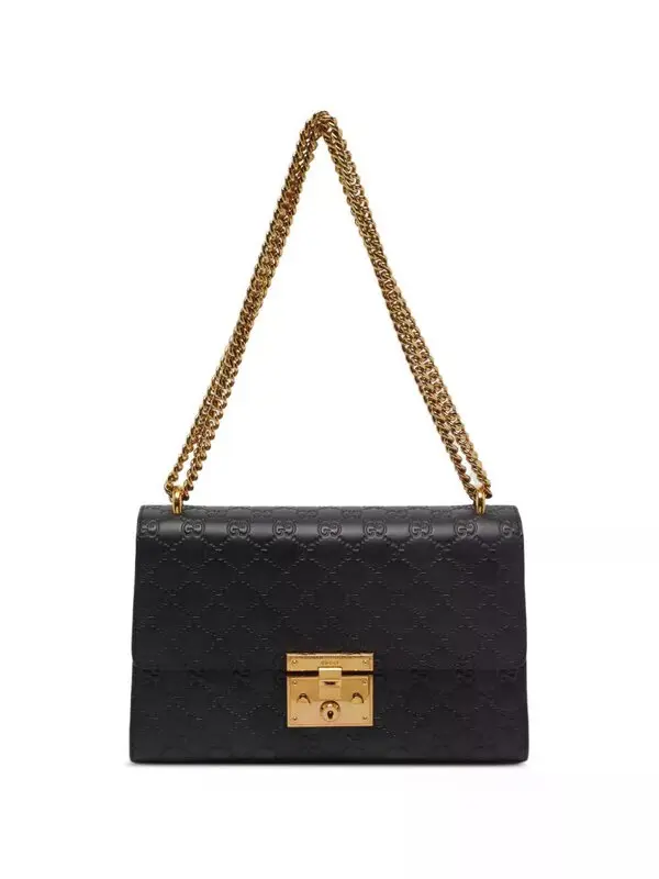 Gucci Padlock Gg Guccissima Leather Shoulder Bag