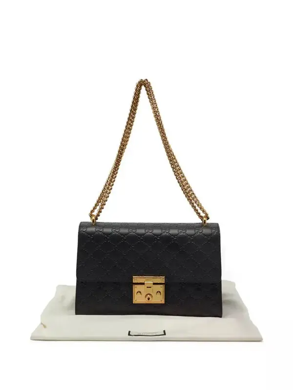 Gucci Padlock Gg Guccissima Leather Shoulder Bag