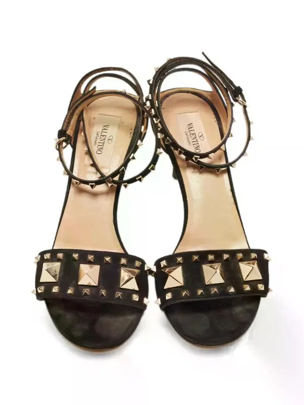 Valentino Garavani Rockstud Ankle-strap Heeled Sandals