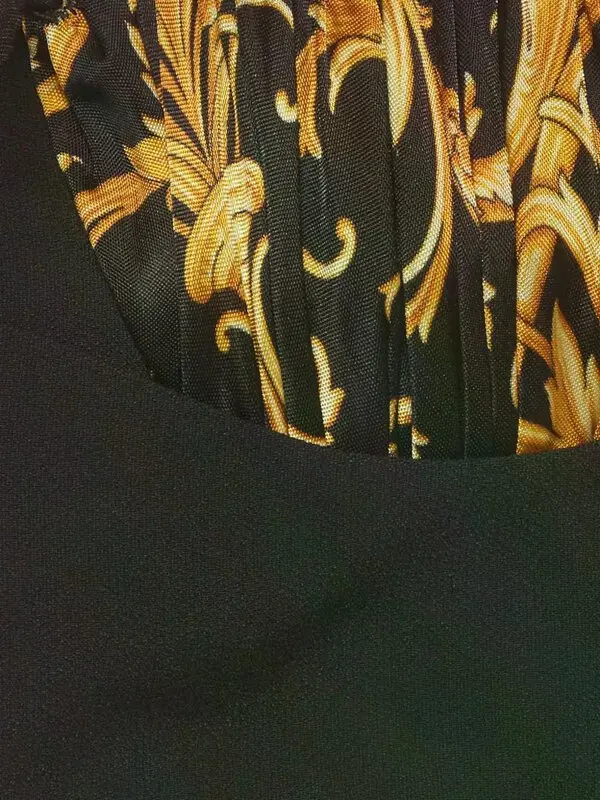 Versace 2019 Barocco-print Bustier Top