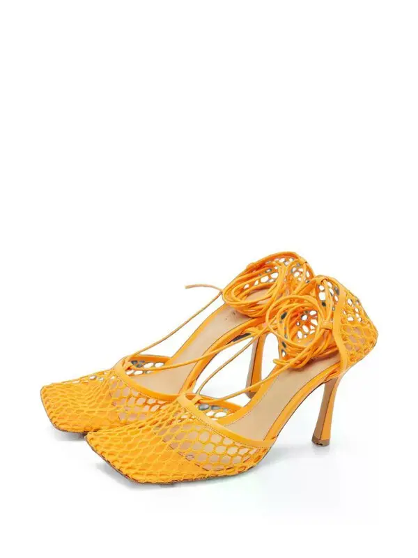 Bottega Veneta Stretch Square-toe Sandals