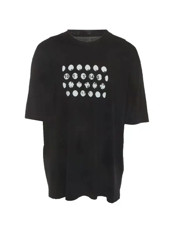 MAISON MARGIELA Punched-hole Oversized T-shirt