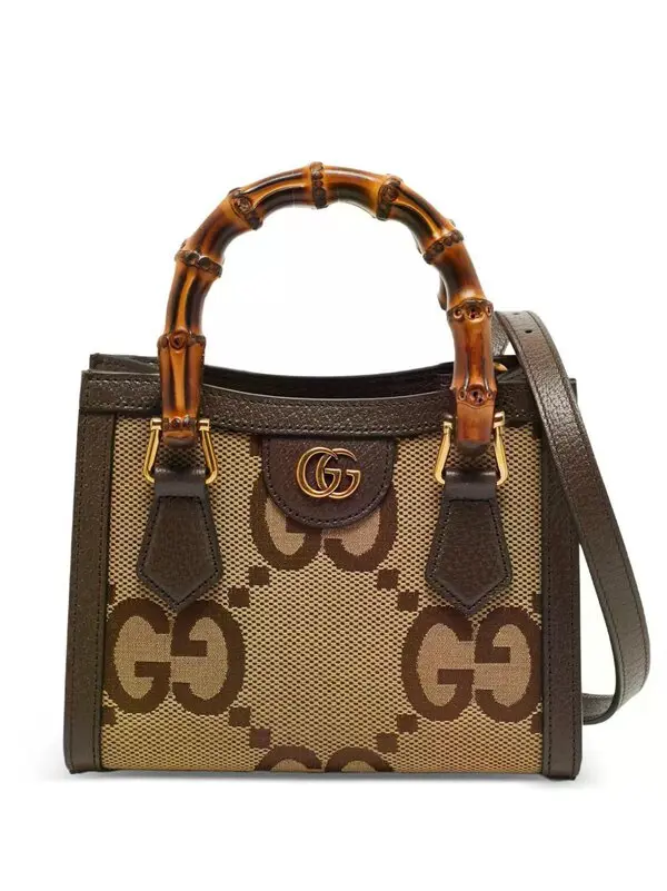 Gucci Diana Mini Jumbo Gg Tote Bag - Neutrals