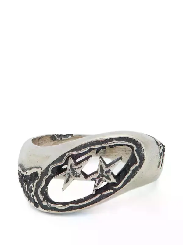 TWOJEYS Star-detail Ring - Silver