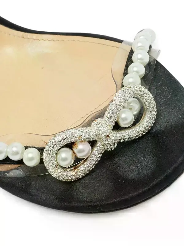 Mach & Mach Star Faux Pearl Sandals