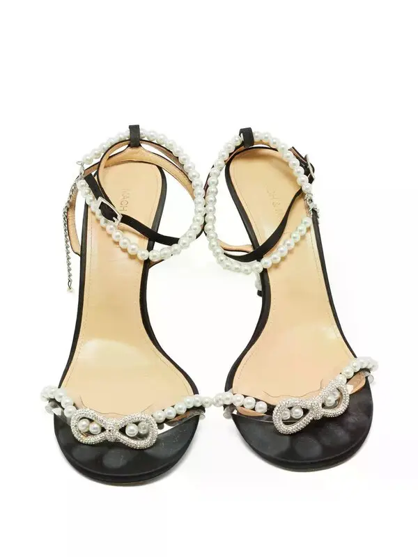 Mach & Mach Star Faux Pearl Sandals