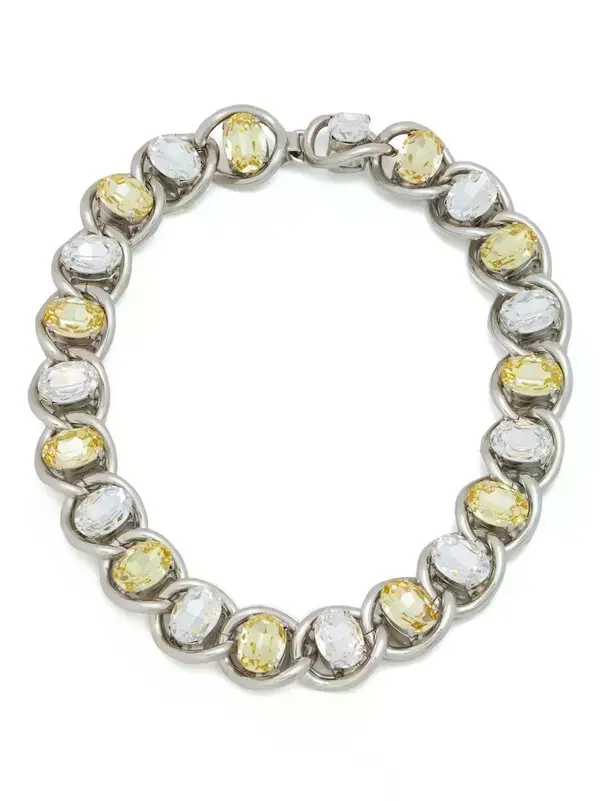 Marni Crystal-embellished Chain Necklace