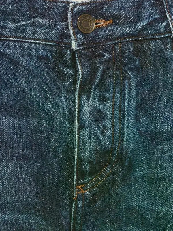 Dolce & Gabbana Logo-patch Straight-leg Jeans