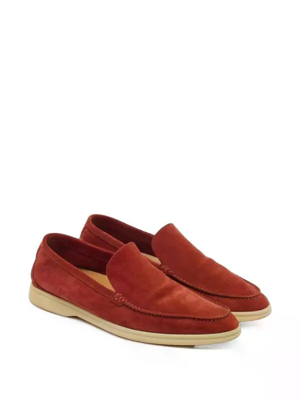 Loro Piana Summer Walk Suede Loafers