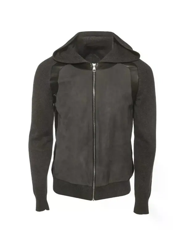 LOUIS VUITTON Suede Knit Hoodie